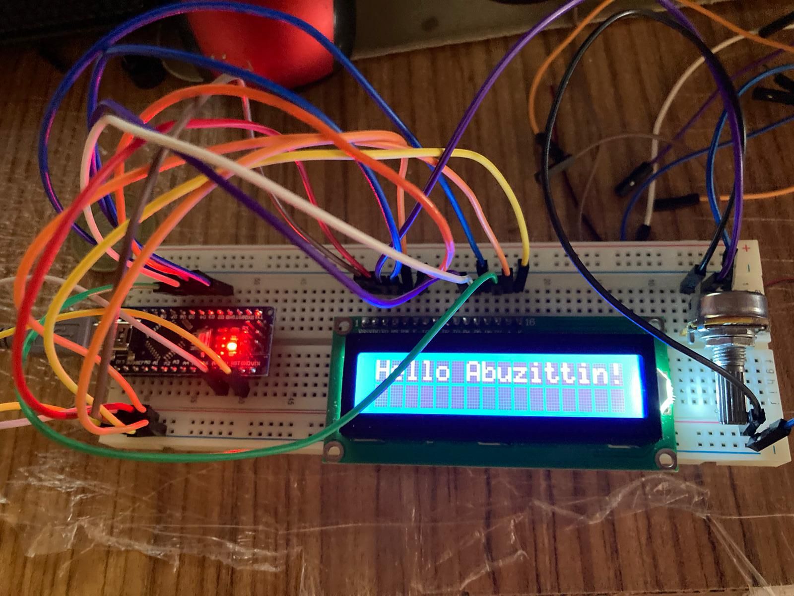 Arduino Nano: Directly Connected 2 X 16 LCD Display With Visuino : 10 ...
