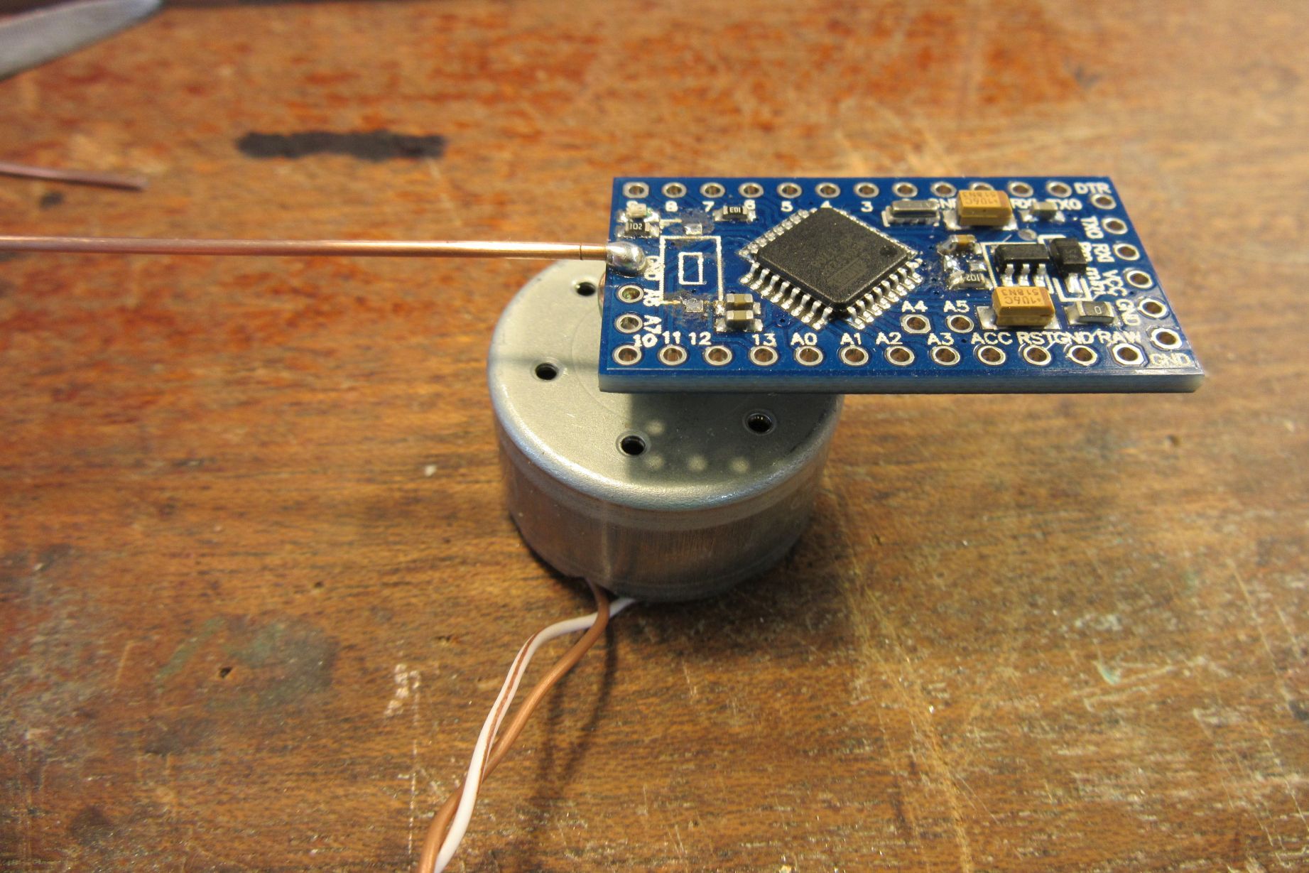 Arduino Wireless Power POV Word Clock : 8 Steps - Instructables