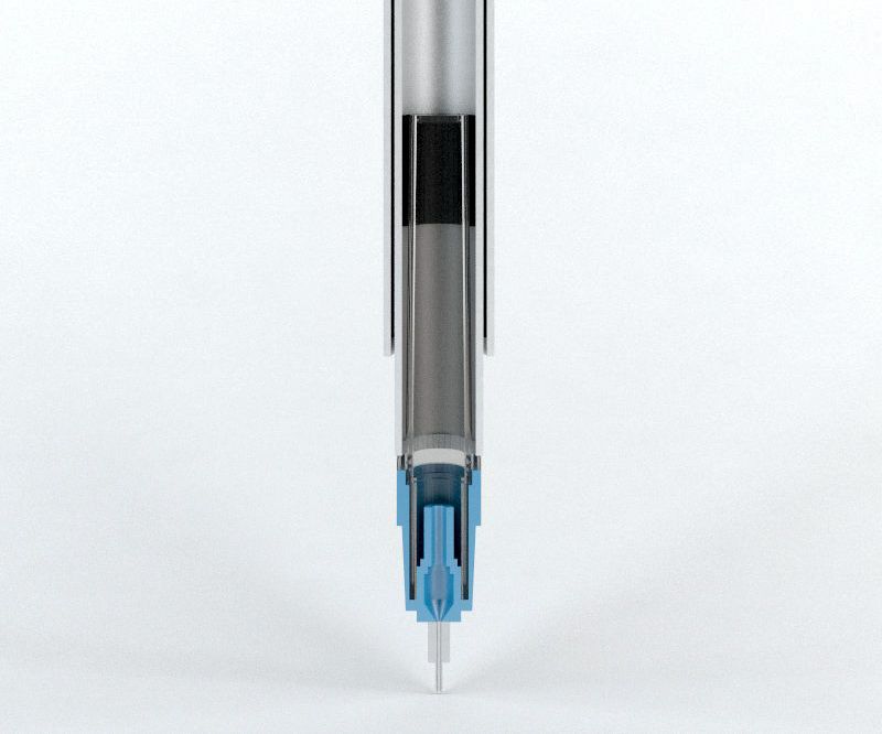 Spring Loaded CNC Penholder for Rapidograph Technical Pens : 3 Steps ...