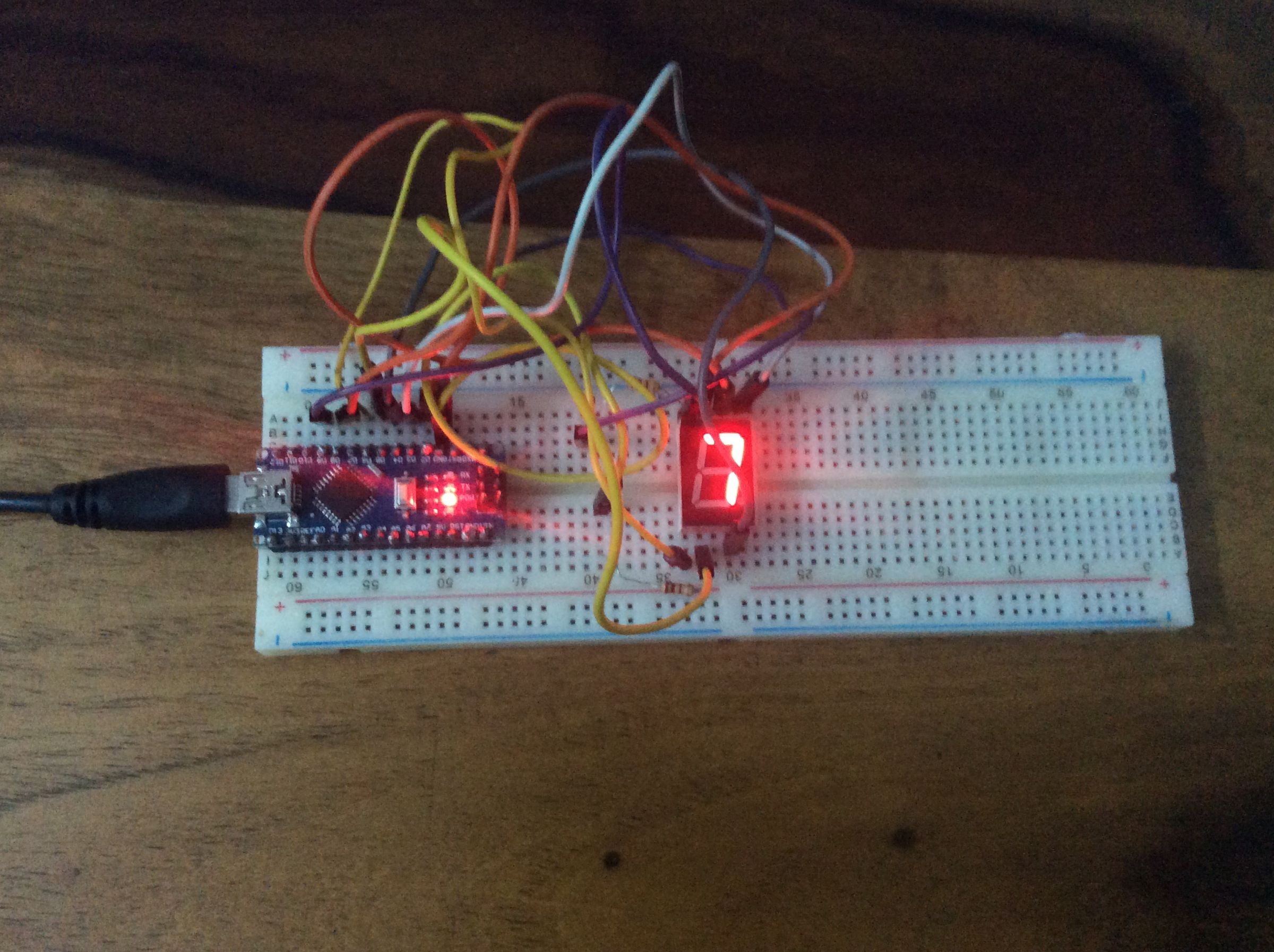 How to Make a 0-9 Counter Using an Arduino Nano : 3 Steps - Instructables