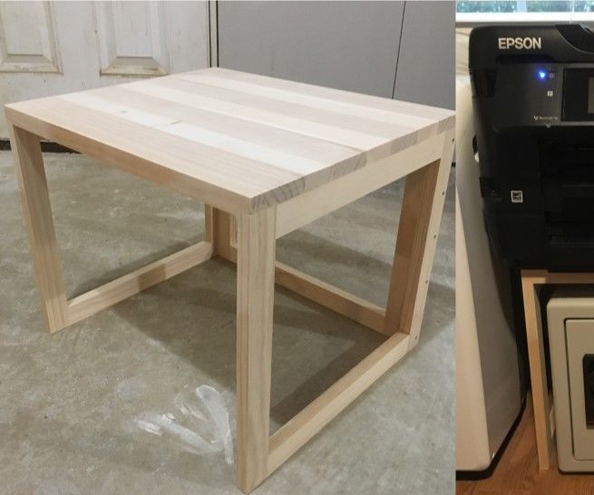 Easy Wooden Printer Stand (Universal Shelf) : 8 Steps - Instructables