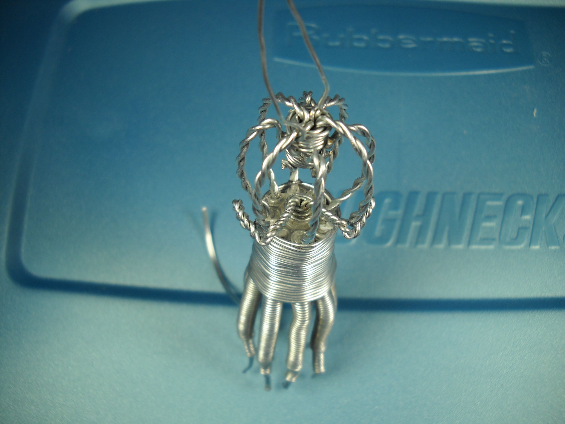 How to Make a Wire Octopus Sculpture (simplified). Cheap and Easy But ...