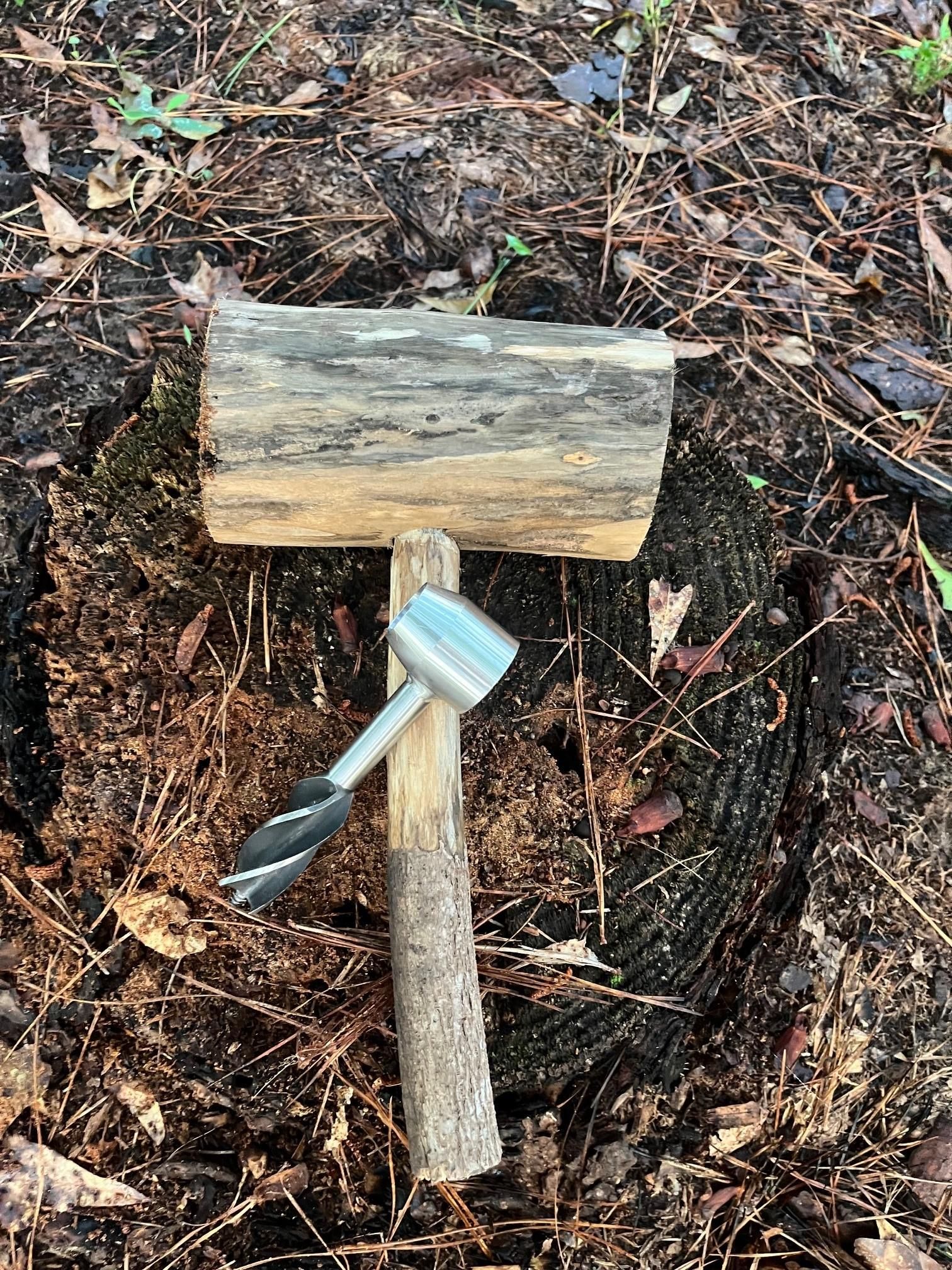 Bushcraft Mallet With a Scotched Eye Auger : 5 Steps - Instructables