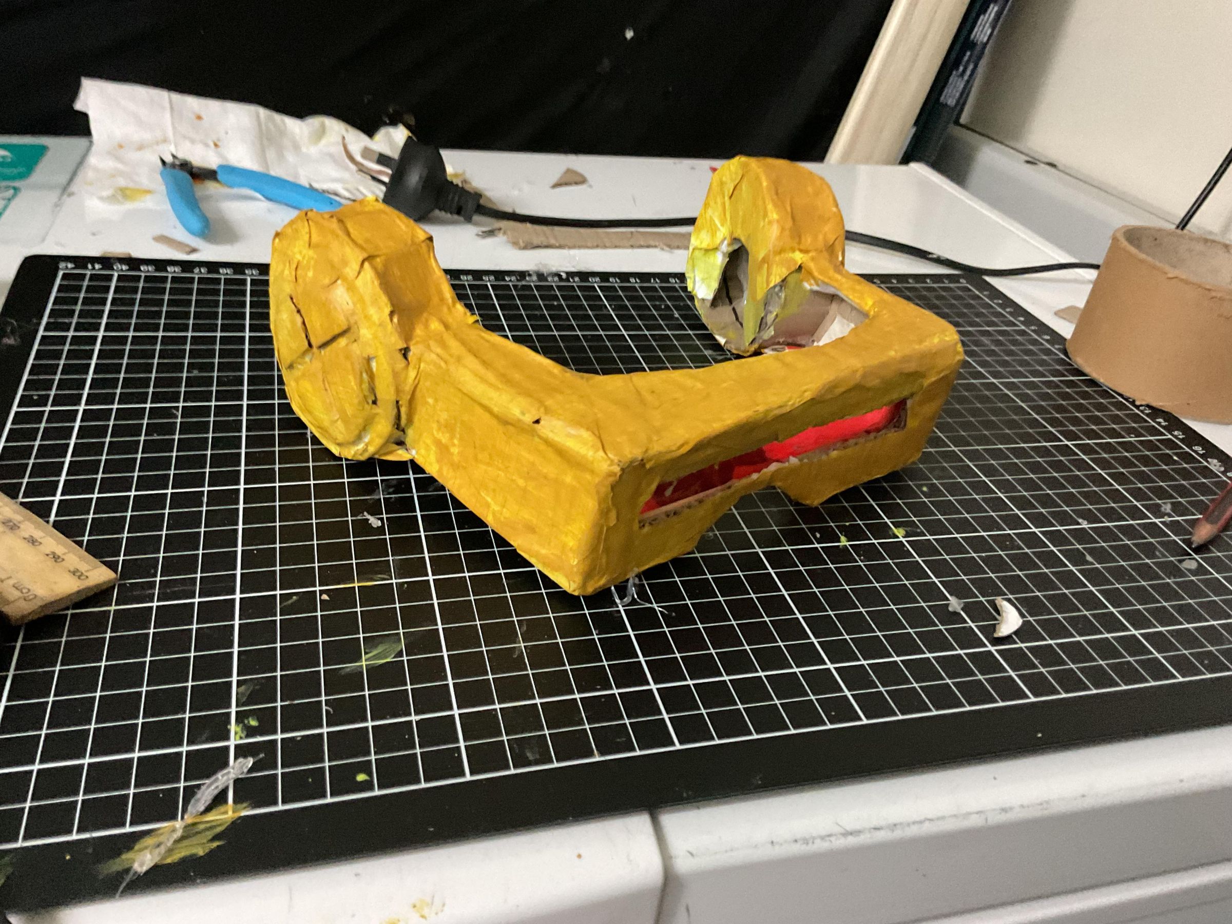 Easy Cardboard Cyclops Visor (X-men) : 10 Steps (with Pictures ...