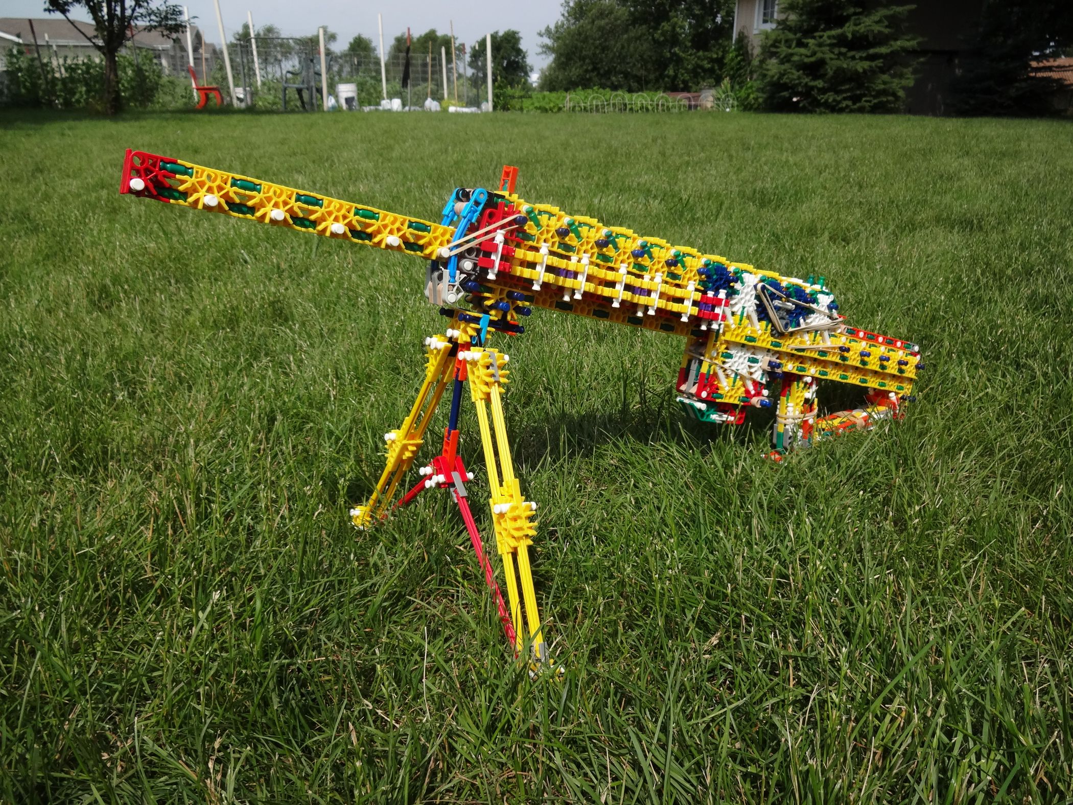 K'NEX RLSW V.1 (Red's Light Support Weapon) (Build) : 7 Steps ...