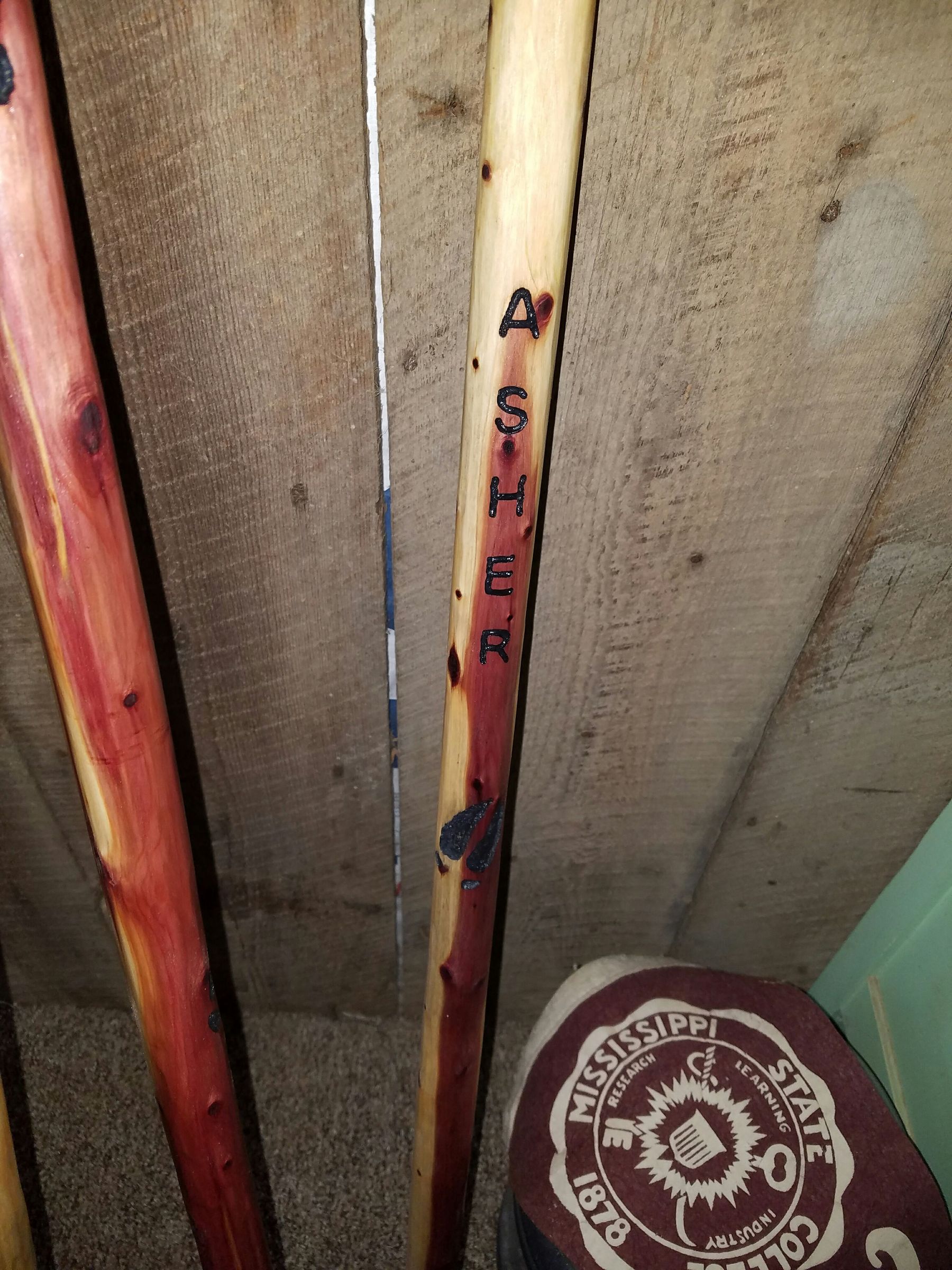 Turning Cedar Trees Into Walking Sticks : 12 Steps (with Pictures ...