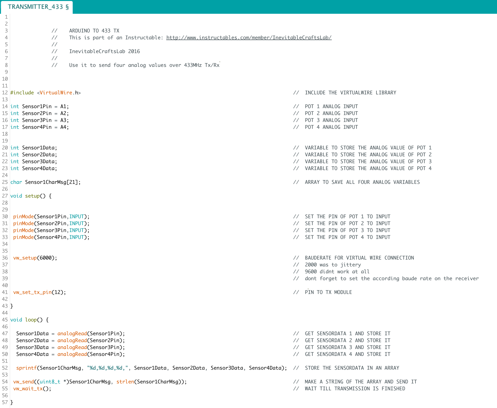 ARDUINO 433MHz _ SERVO.h Vs VIRTUALWIRE.h : 5 Steps (with Pictures ...