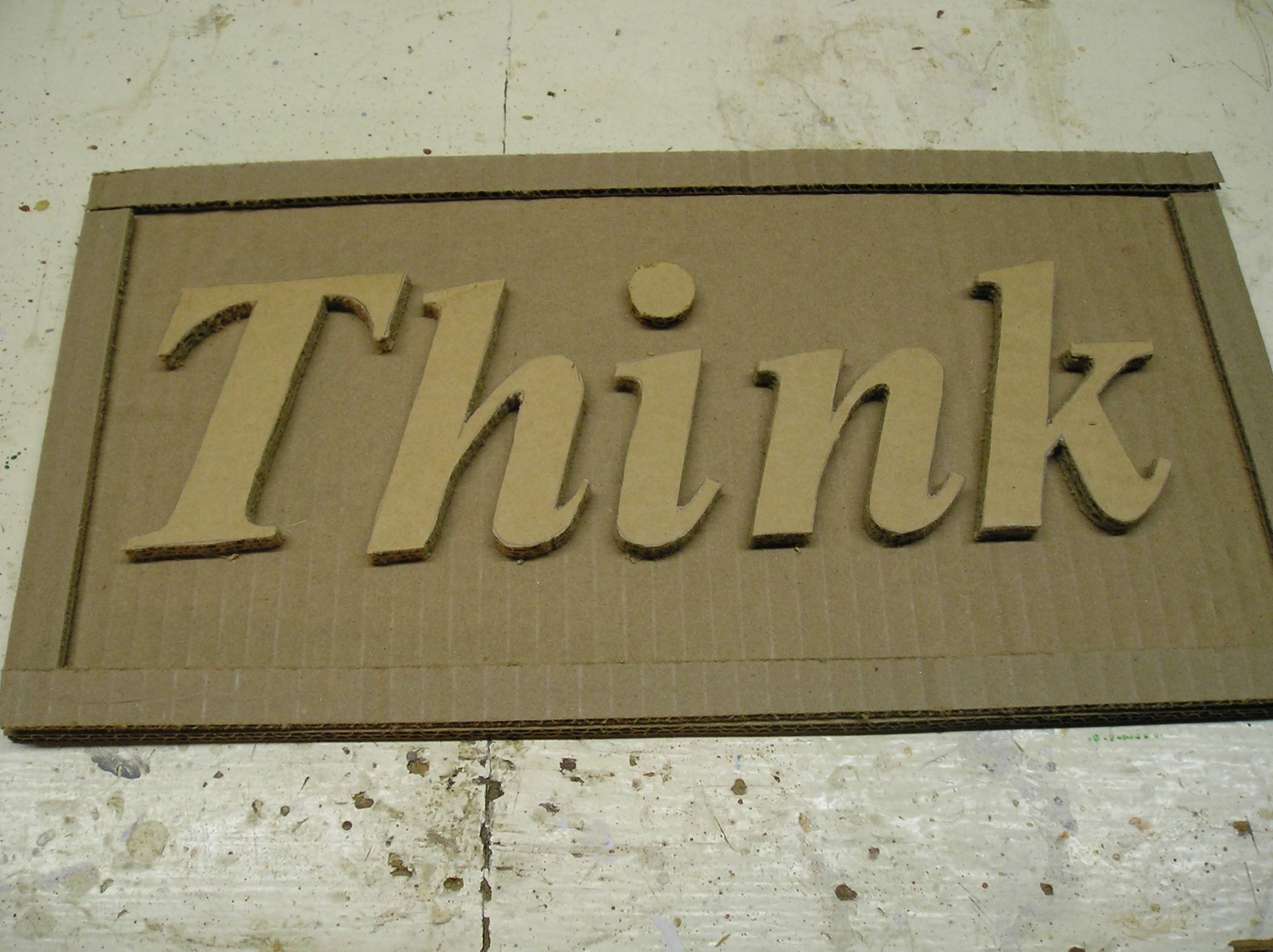 Make Signs Out of Cardboard! : 11 Steps (with Pictures) - Instructables