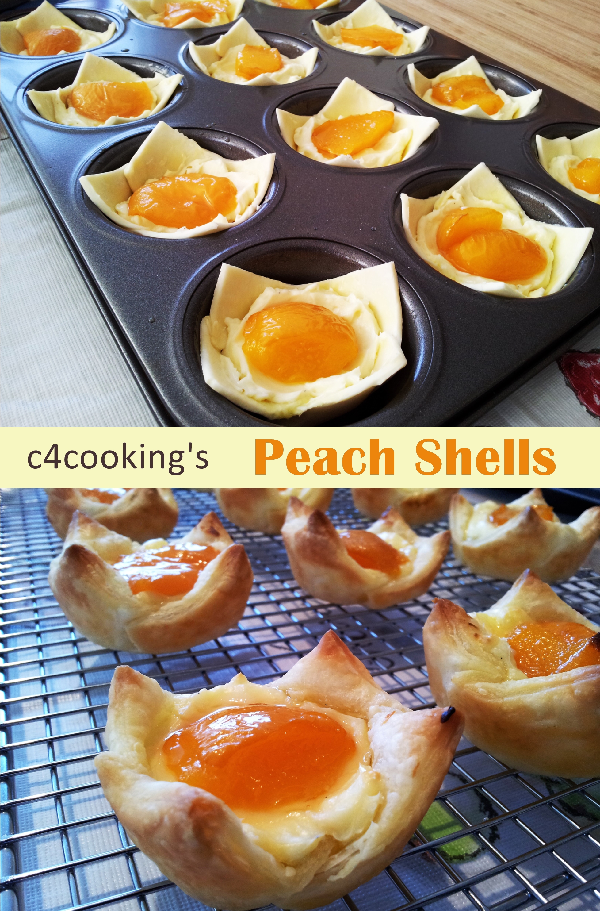 Peach Shells - Crispy Creamy Dessert : 15 Steps (with Pictures ...
