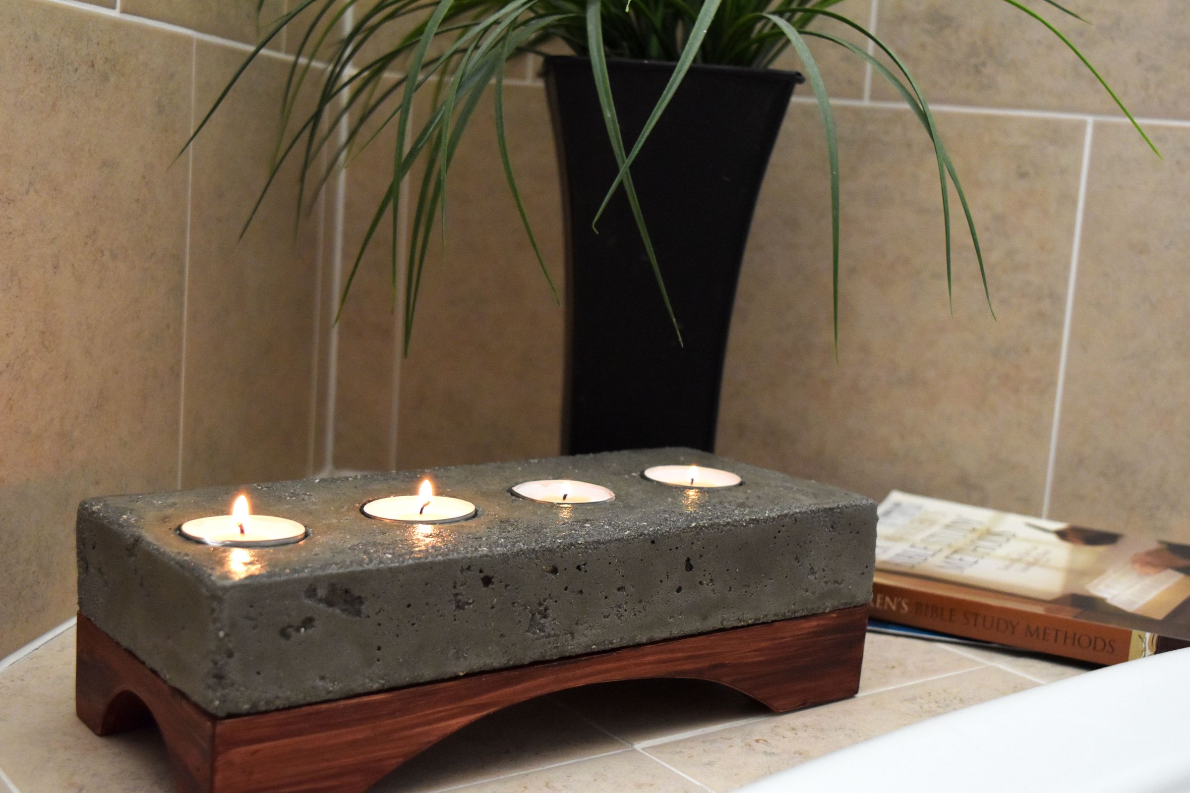 Concrete Candle Holder : 10 Steps (with Pictures) - Instructables