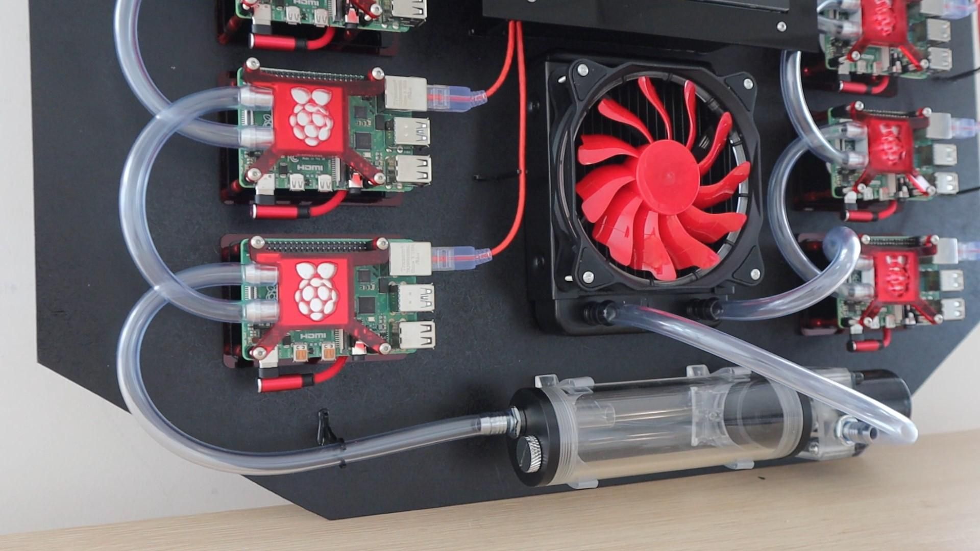 Water-Cooled Raspberry Pi 4 Cluster : 14 Steps (with Pictures) - Instructables