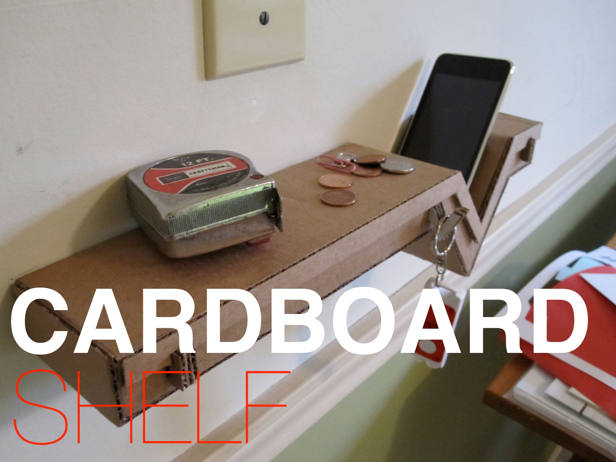 Amazing Cardboard Shelf! : 9 Steps (with Pictures) - Instructables