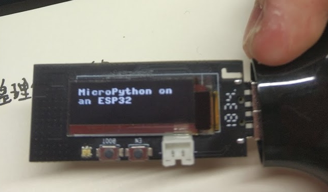 MicroPython on an ESP32 Board With Integrated SSD1306 OLED Display ...