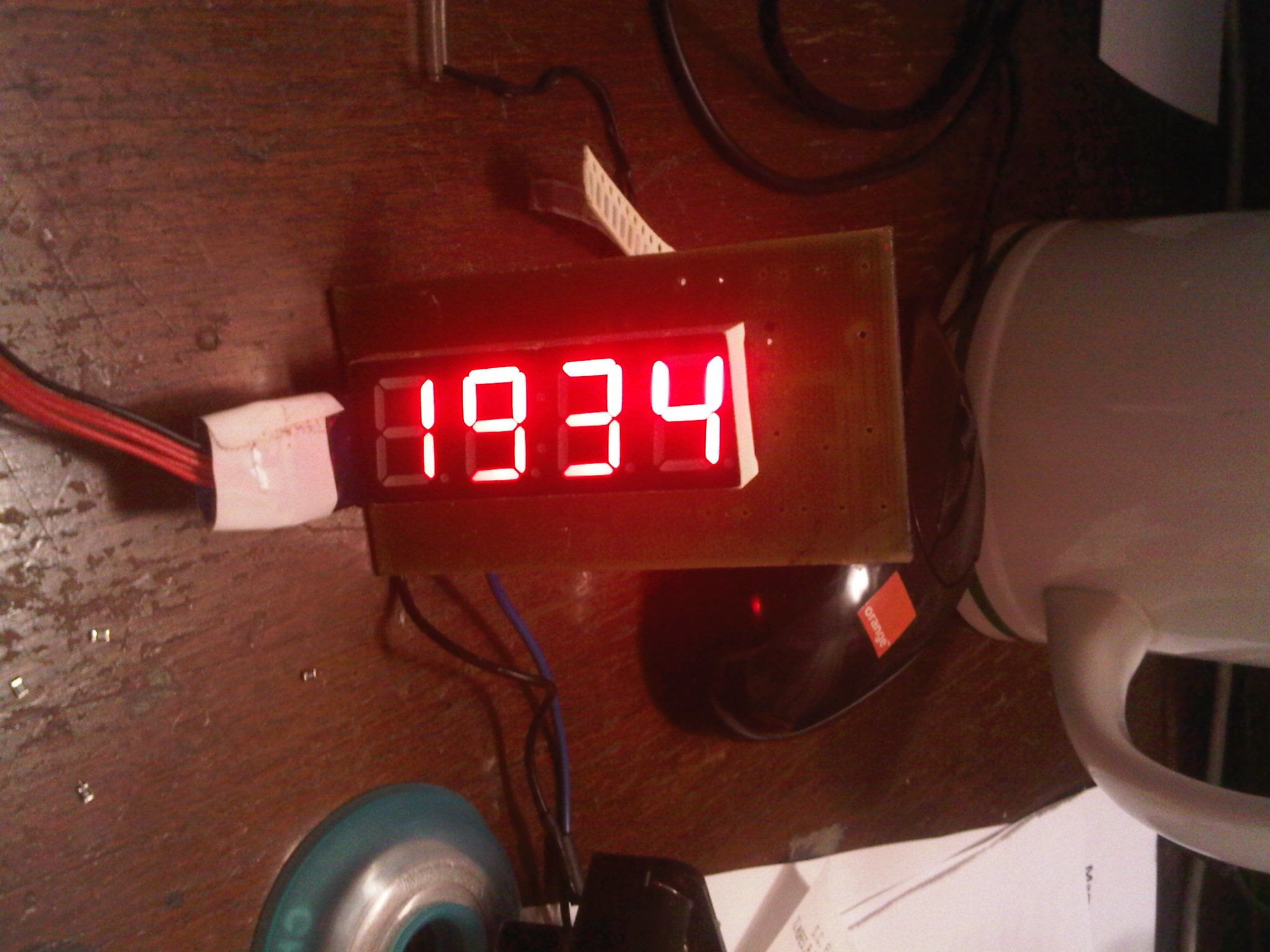 Home Made 7 Segment Display Clock : 5 Steps - Instructables