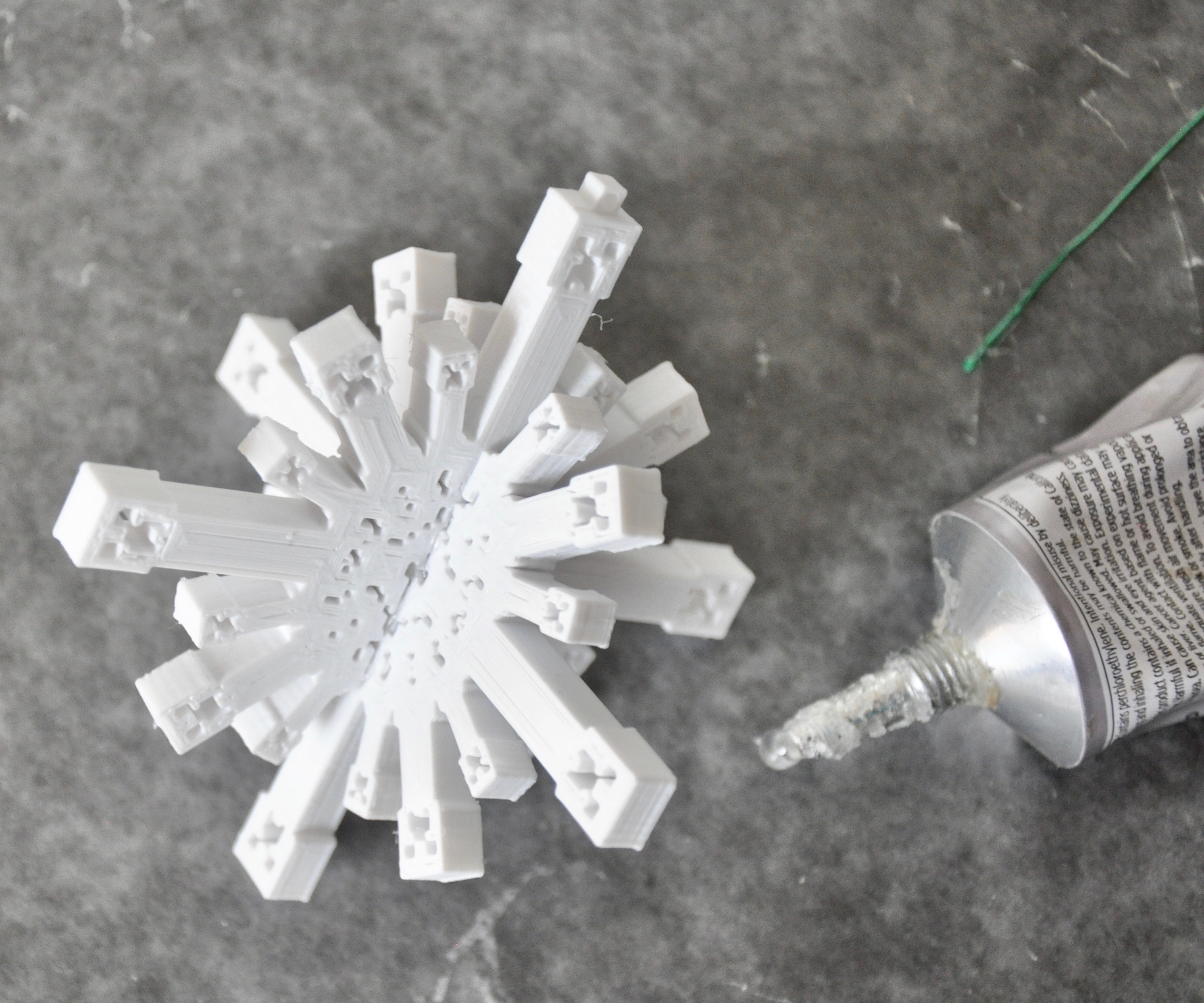 3D Printed Minecraft Snowflake Ornaments : 5 Steps (with Pictures ...