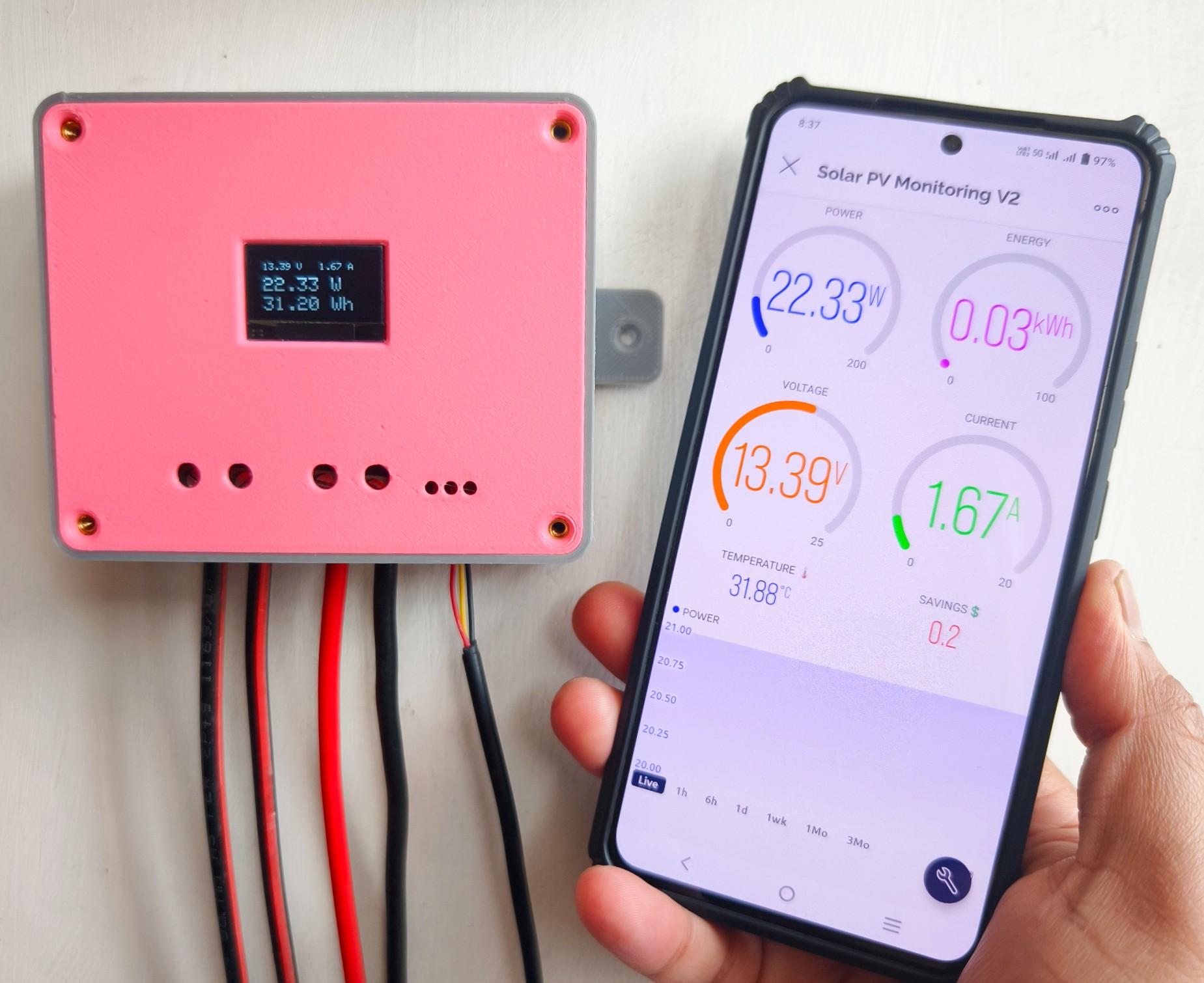 DIY Solar Panel Monitoring System – V2.0 : 14 Steps (with Pictures ...