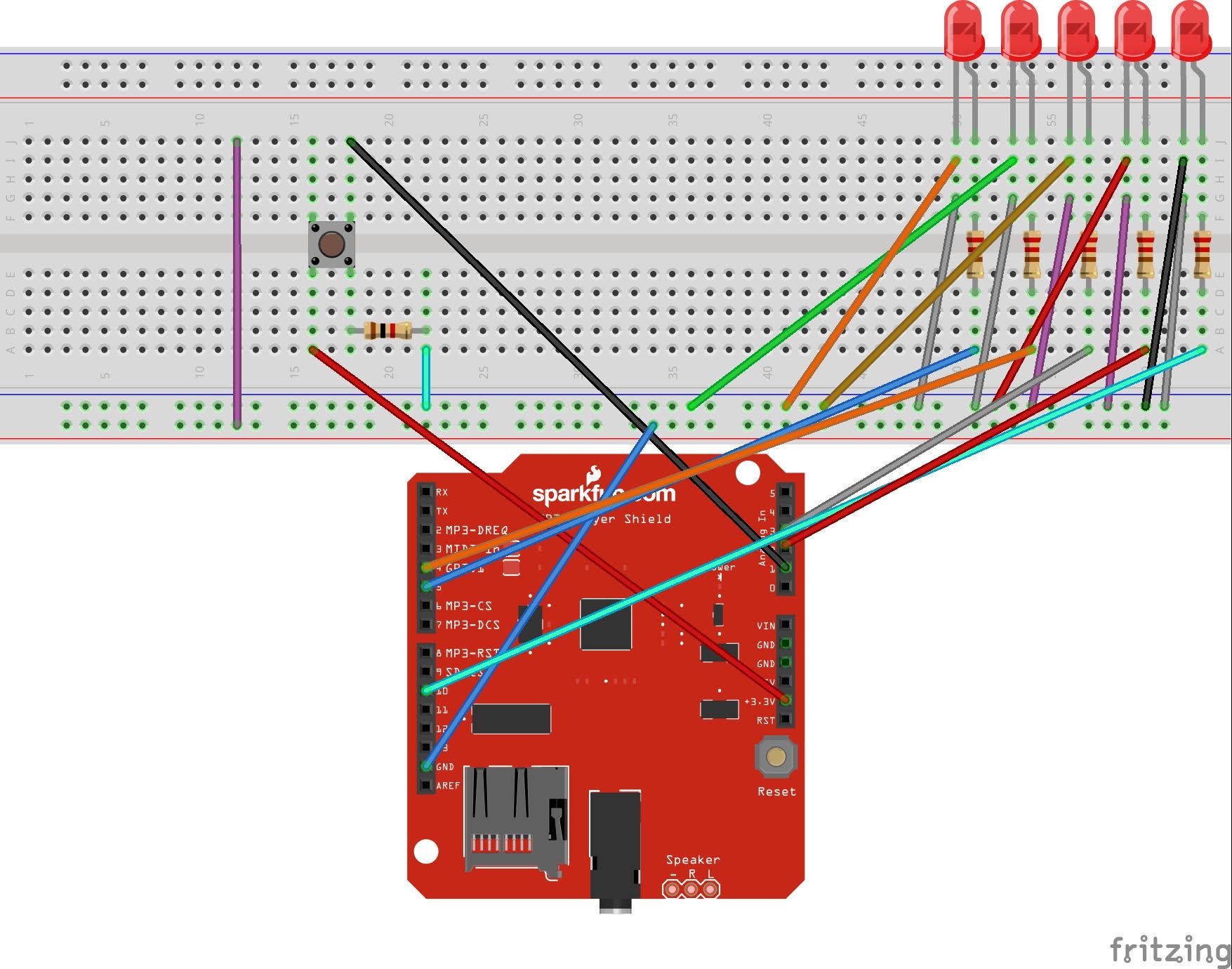 Arduino F1 Starting Lights Simulator : 3 Steps - Instructables