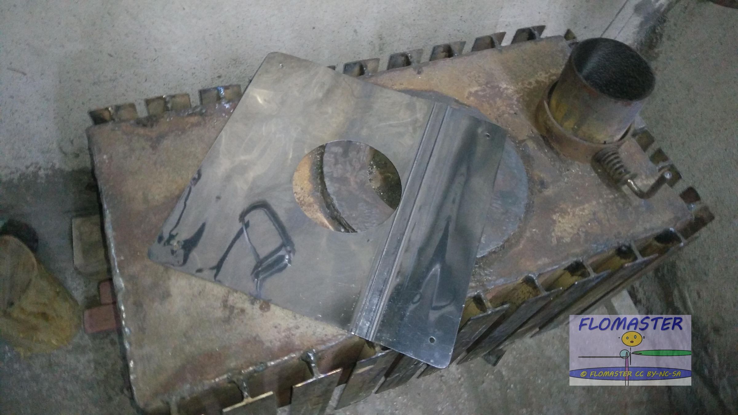 Potbelly Stove With Chimney for Workshop : 20 Steps (with Pictures ...