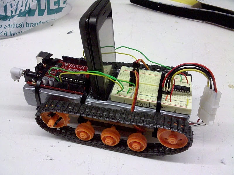 Android G1 Serial To Arduino Robot 8 Steps Instructables 