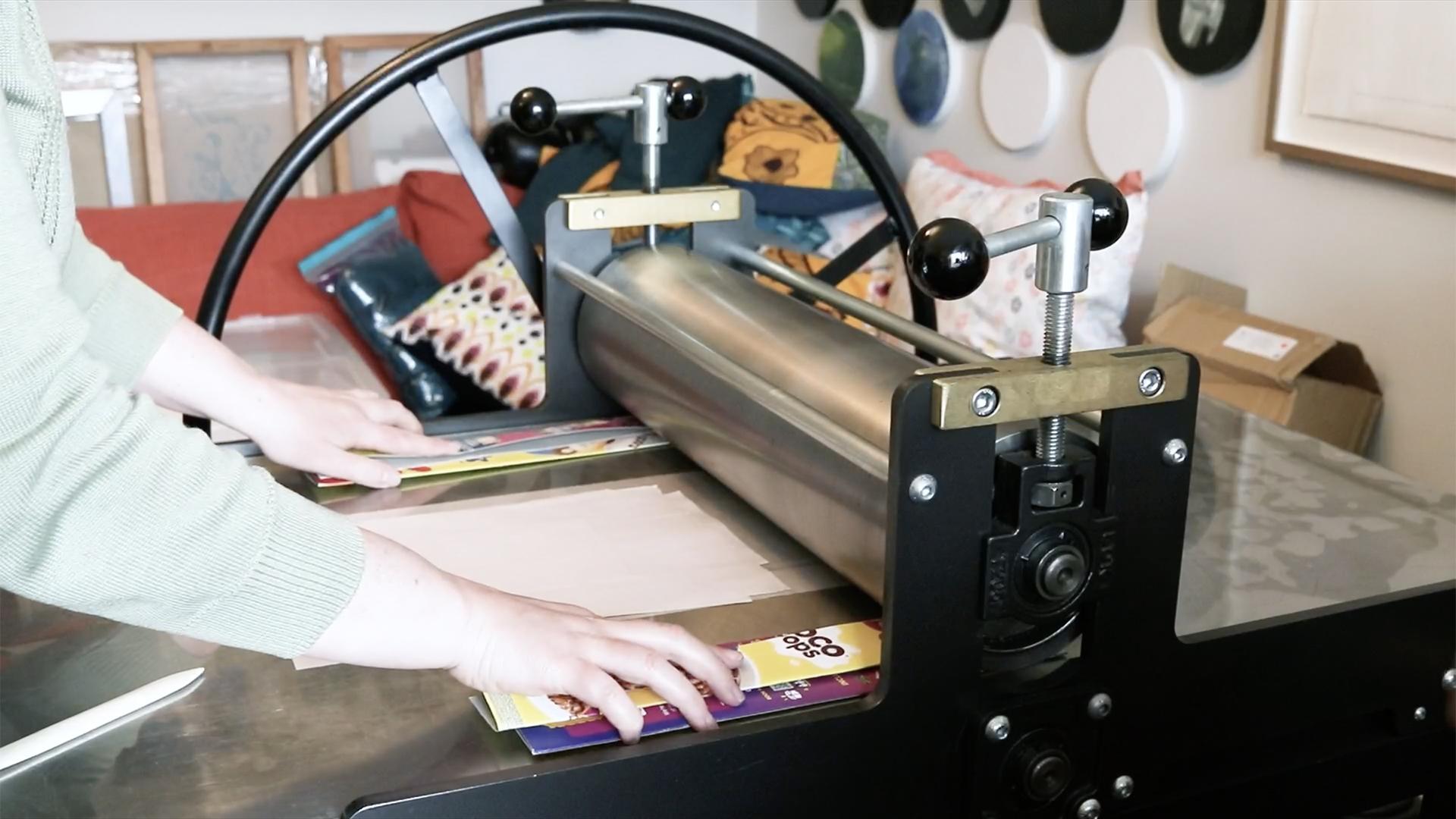 How to Set an Etching Press to Print Intaglio or Relief Style : 6 Steps ...