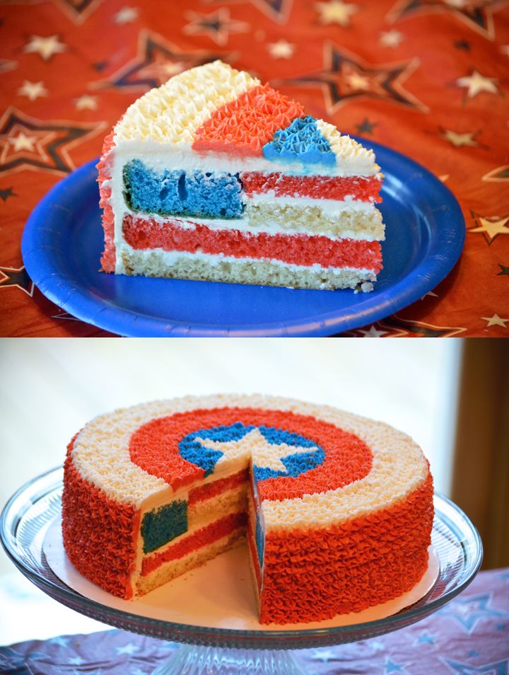 Independence Day Surprise Cake : 6 Steps (with Pictures) - Instructables