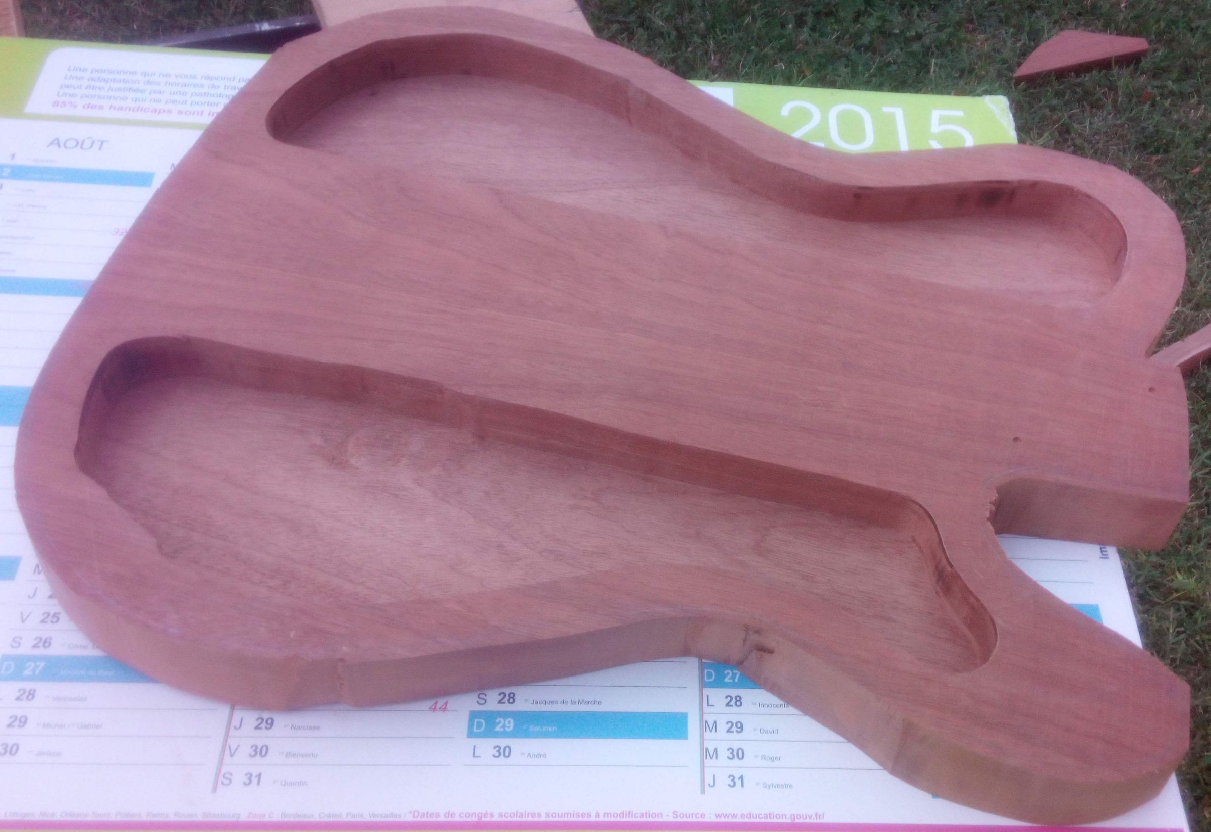 Building a Guitar: Telecaster Thinline : 12 Steps (with Pictures ...