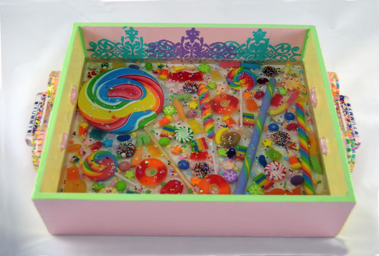 DIY Whimsical Candy Serving Tray - Instructables