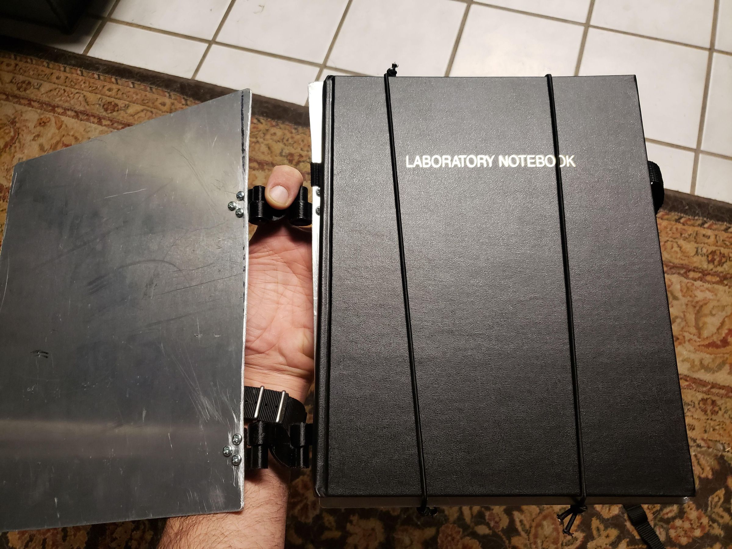 Metal Notebook Cover With 3D Printed Hinge : 6 Steps (with Pictures ...