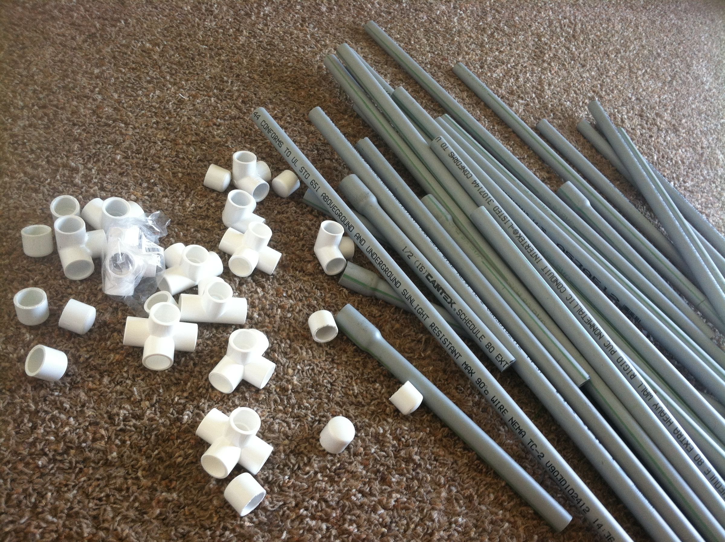 Easy Rebuildable PVC Fort : 3 Steps - Instructables