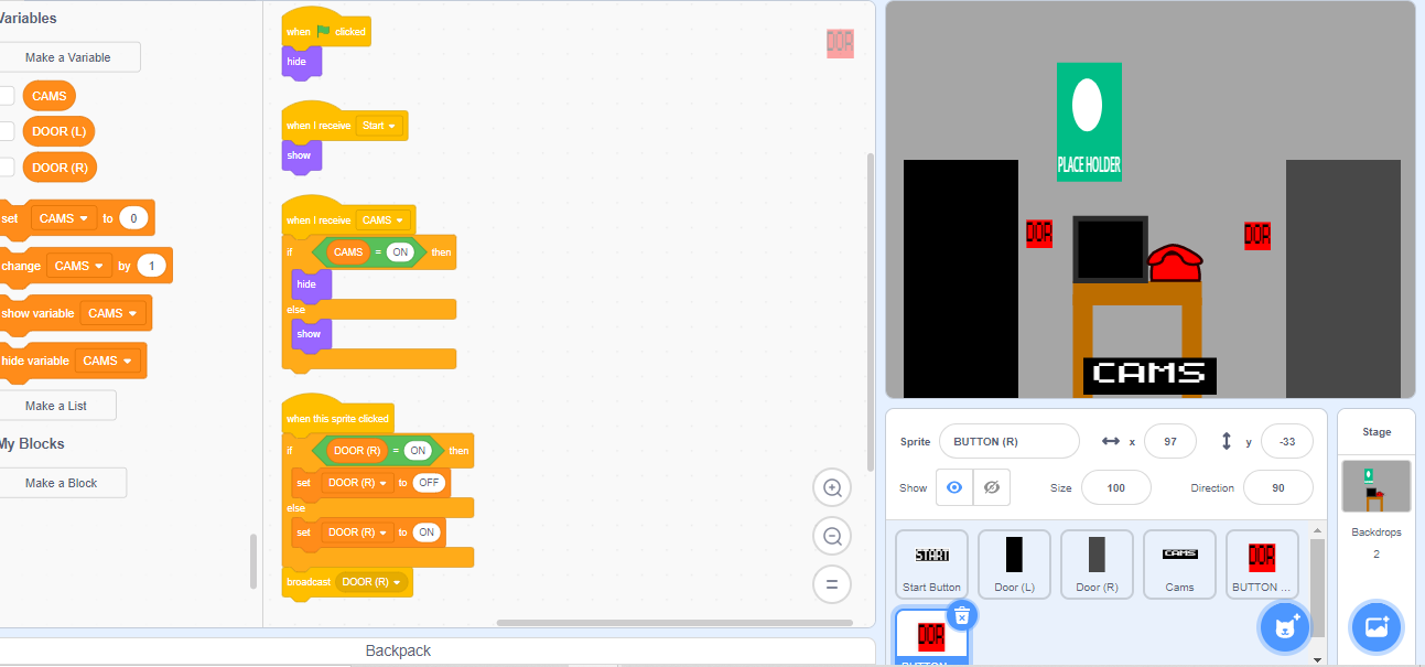 Making Scratch Games (FNaF) : 4 Steps - Instructables