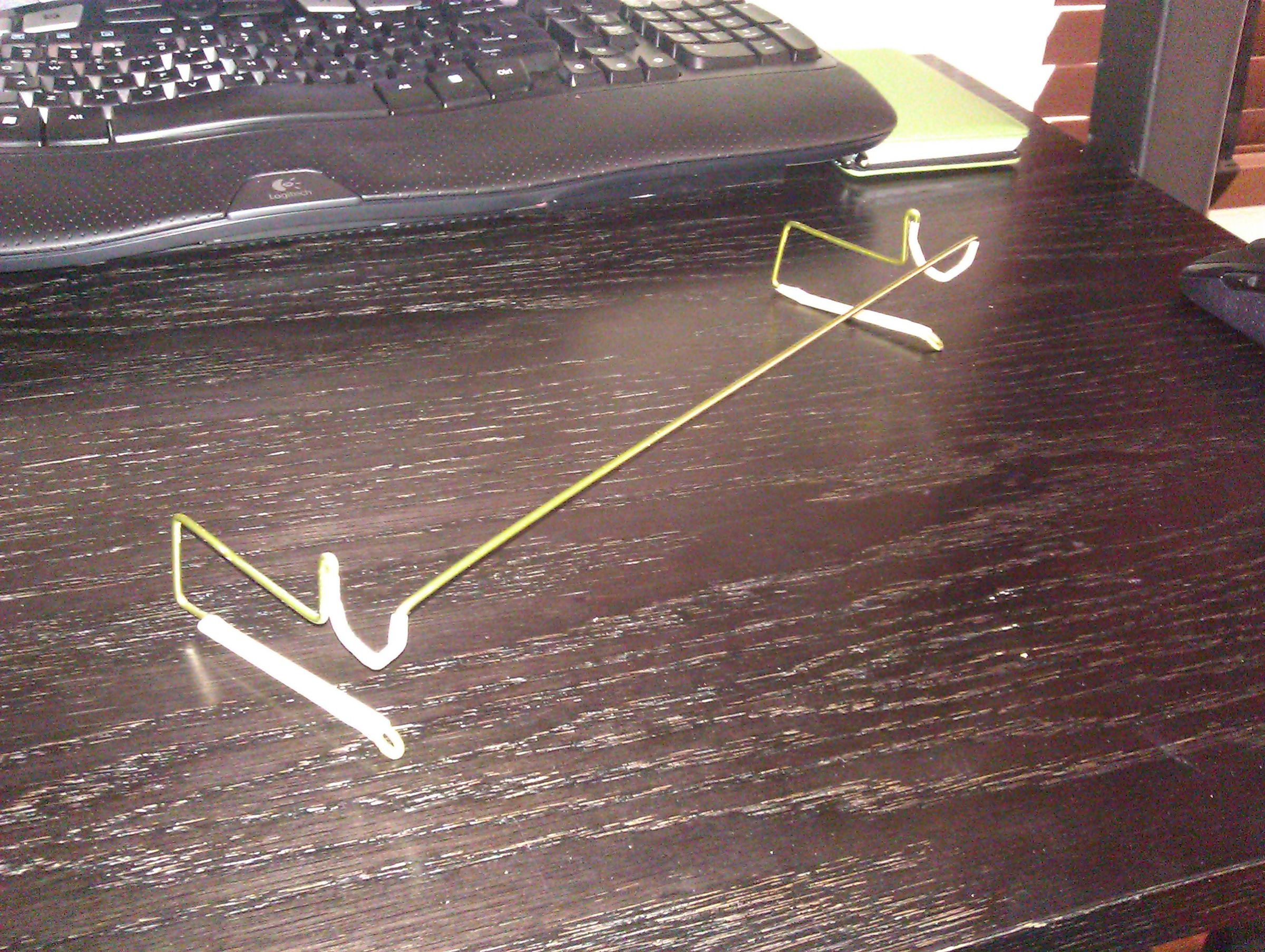 Wire Hanger Laptop Stand - Add a Little Ergonomics to Your Life ...