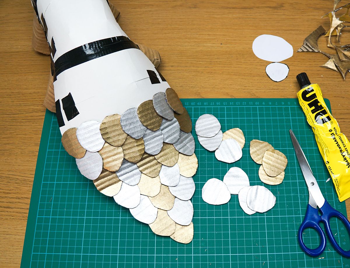 DIY Cardboard Pangolin | Sculpt an Armoured Animal With Recycled Card ...