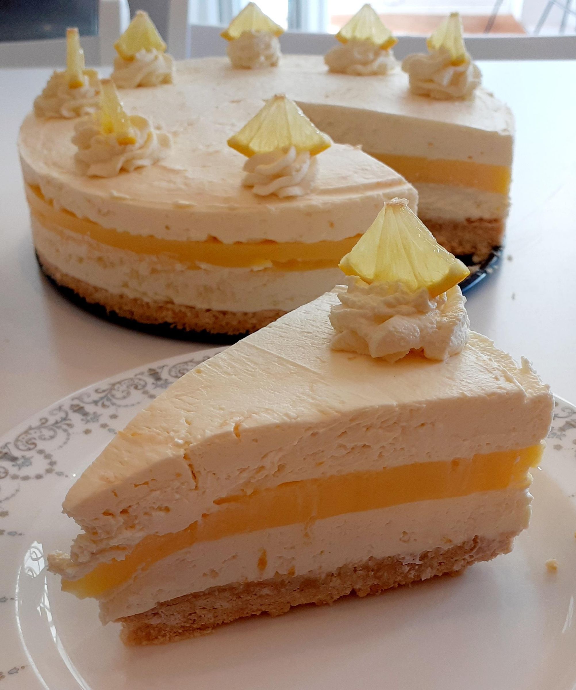 Triple Decker No Bake Lemon Cheesecake : 6 Steps (with Pictures ...