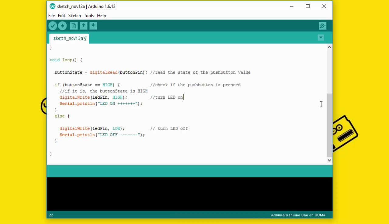Arduino - Button With LED : 5 Steps (with Pictures) - Instructables