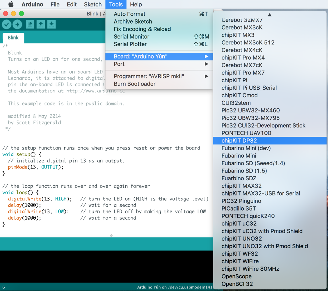 Programming Your Chipkit Dp32 Using The Arduino Ide 5 Steps With Pictures Instructables