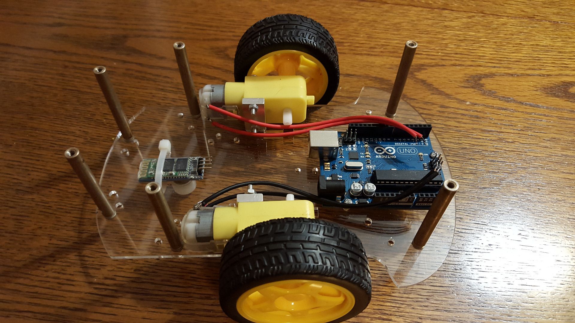 Bluetooth Controlled Arduino Dual Motor RC Platform : 14 Steps ...