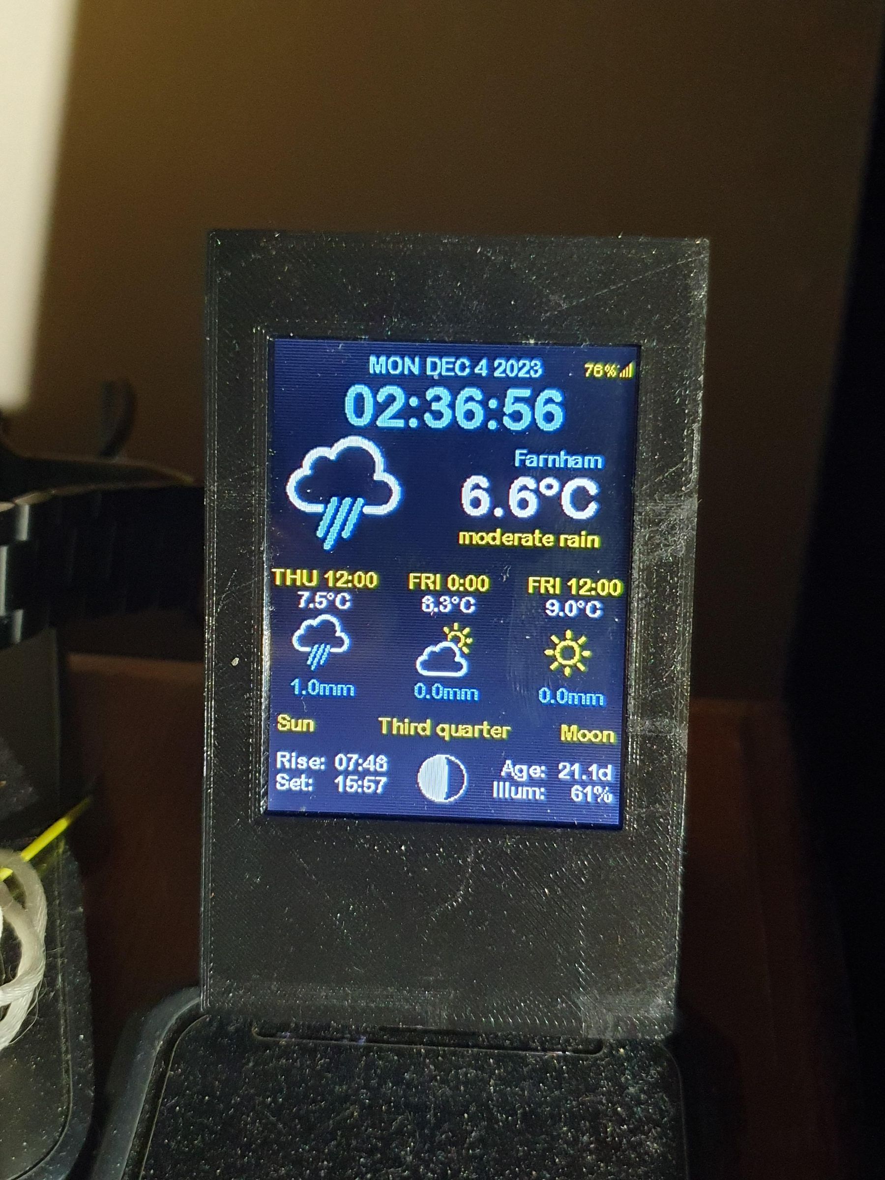ESP8266 Weather Widget V2.0 : 13 Steps (with Pictures) - Instructables