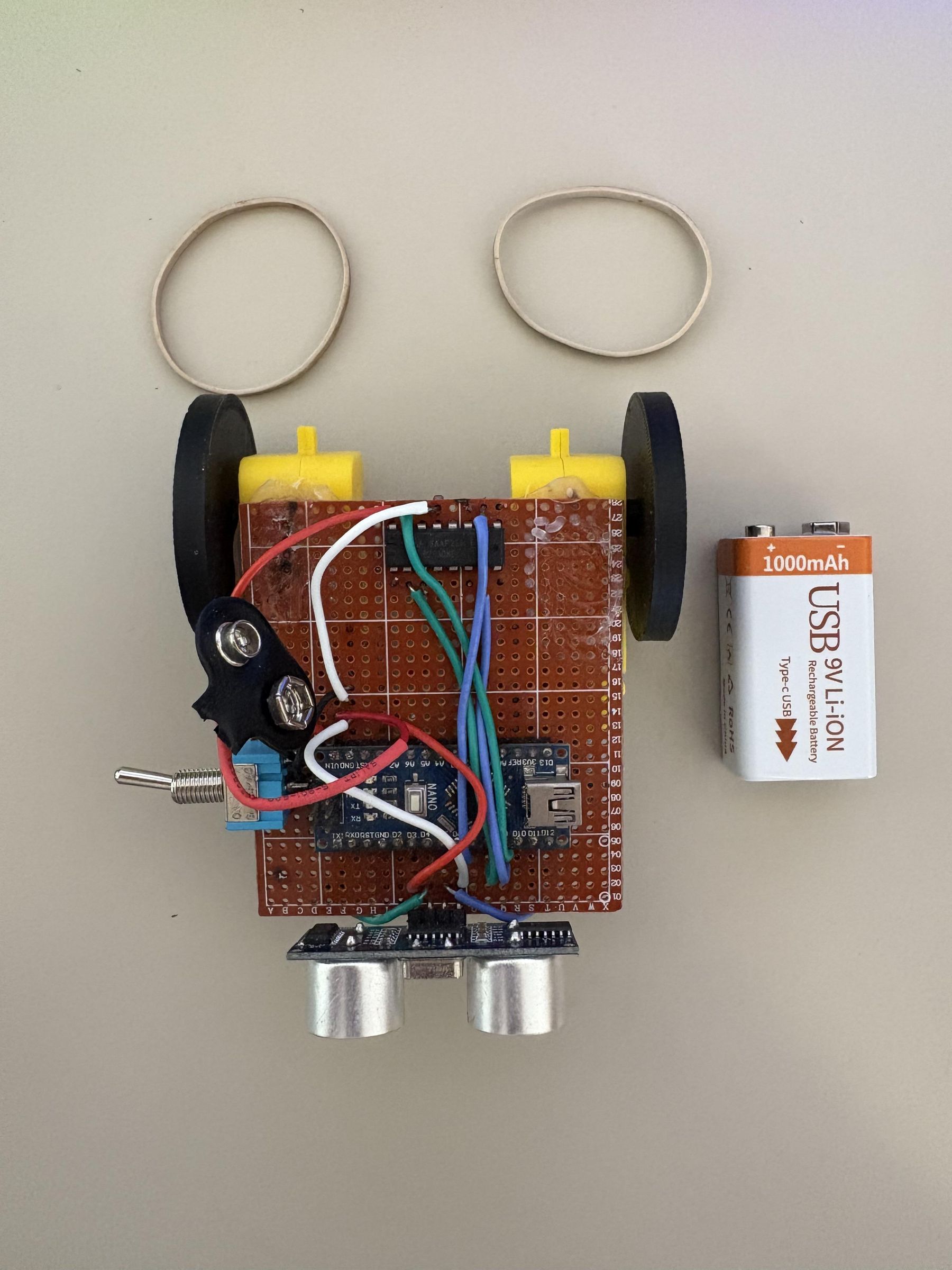 Simple Ultrasonic Arduino Robot That Avoids Walls : 4 Steps (with Pictures) - Instructables