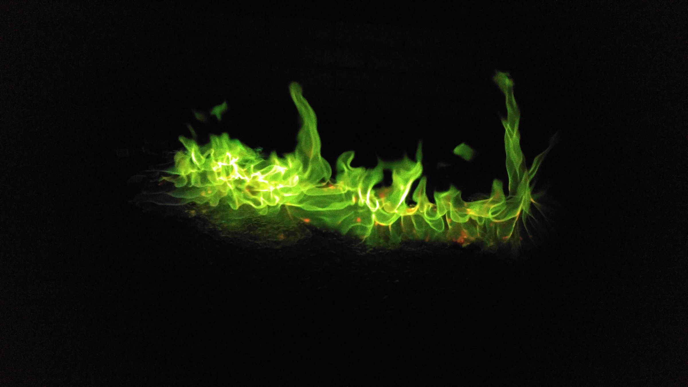 Green Fire Png