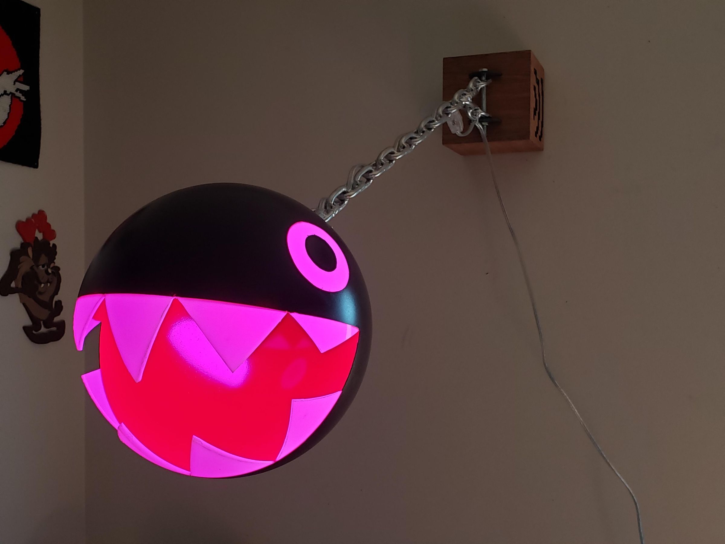 Chain Chomp Wall Lamp : 10 Steps (with Pictures) - Instructables