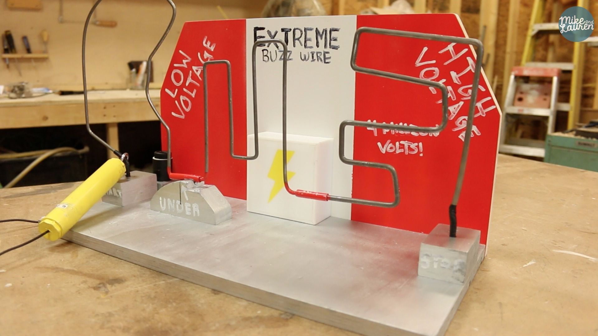 Extreme Buzz Wire Game With STUN GUN! : 8 Steps (with Pictures ...