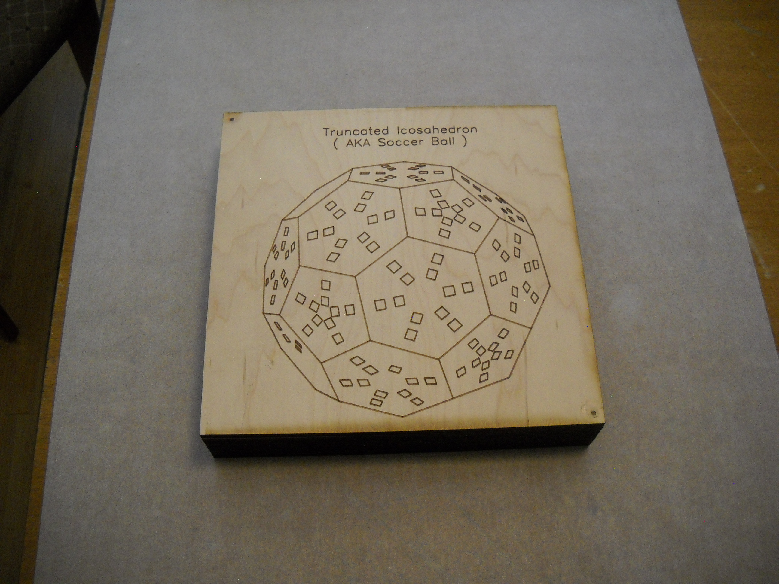 Wooden Truncated Icosahedron Puzzle : 6 Steps (with Pictures ...