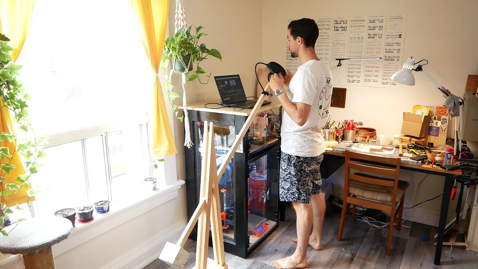Concrete & Wood Counterweighted Mic Stand : 12 Steps (with Pictures ...