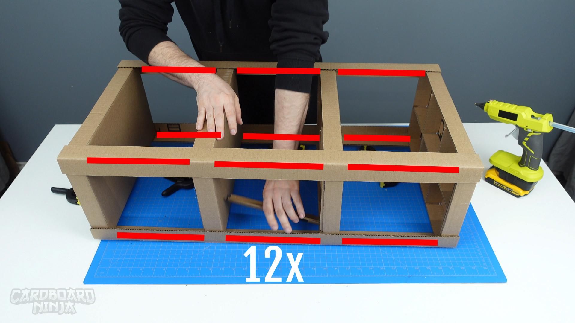 Cardboard Storage Shelf From Single Box : 10 Steps (with Pictures ...