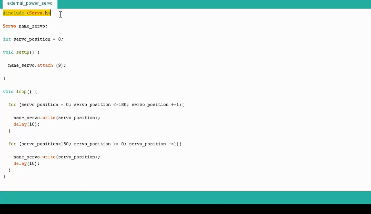 Arduino : How to Use a Servo Motor With an External Power : 5 Steps ...
