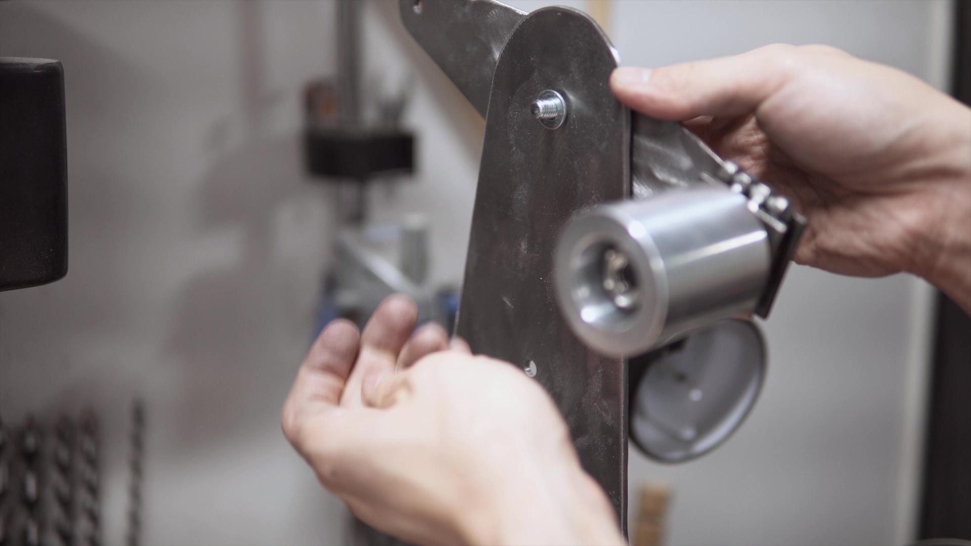DIY Bench Grinder to Belt Sander Conversion With Templates : 11 Steps ...