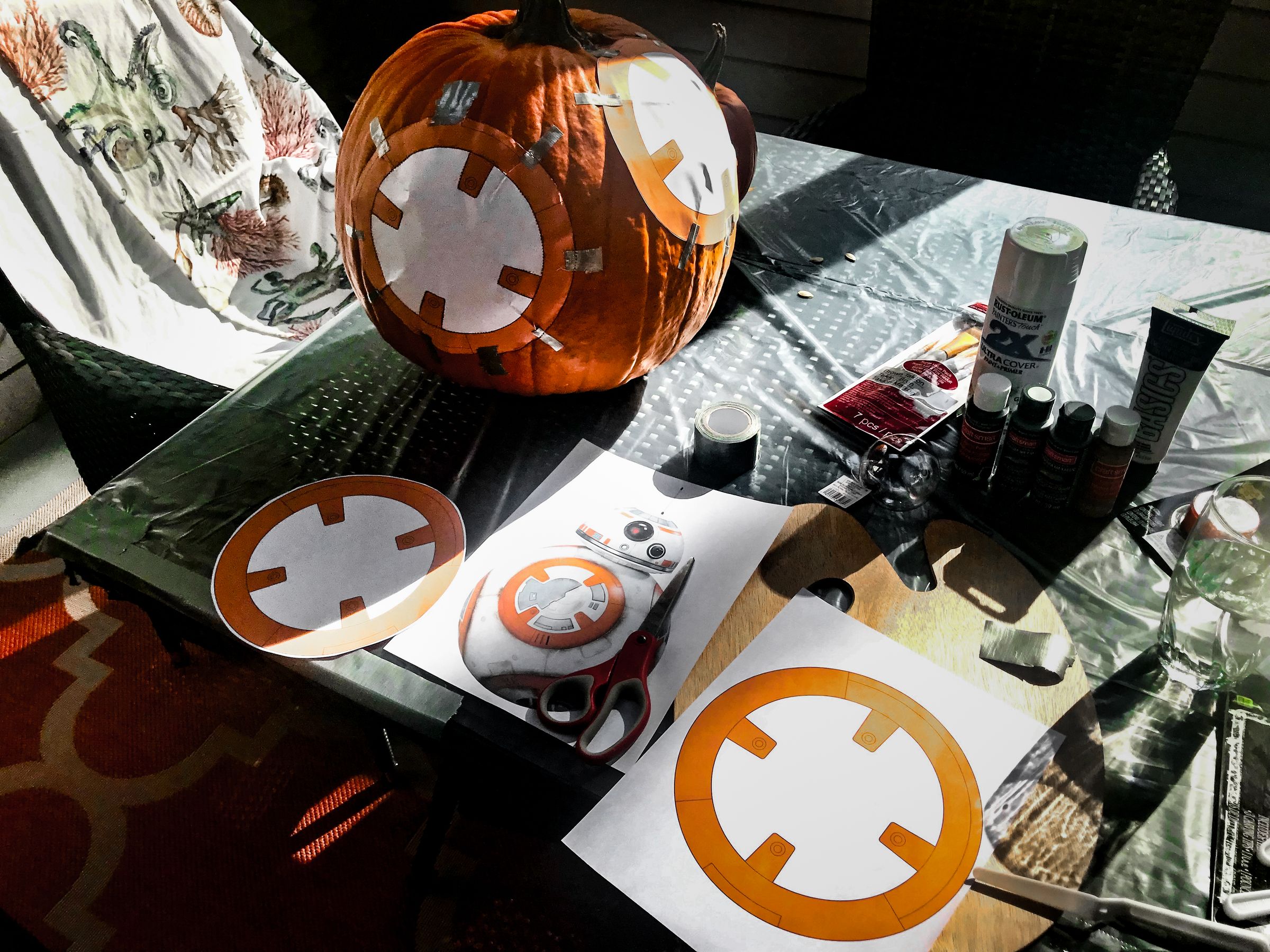 How to Transform Your Pumpkin Into BB-8 From Star Wars : 18 Steps (with ...