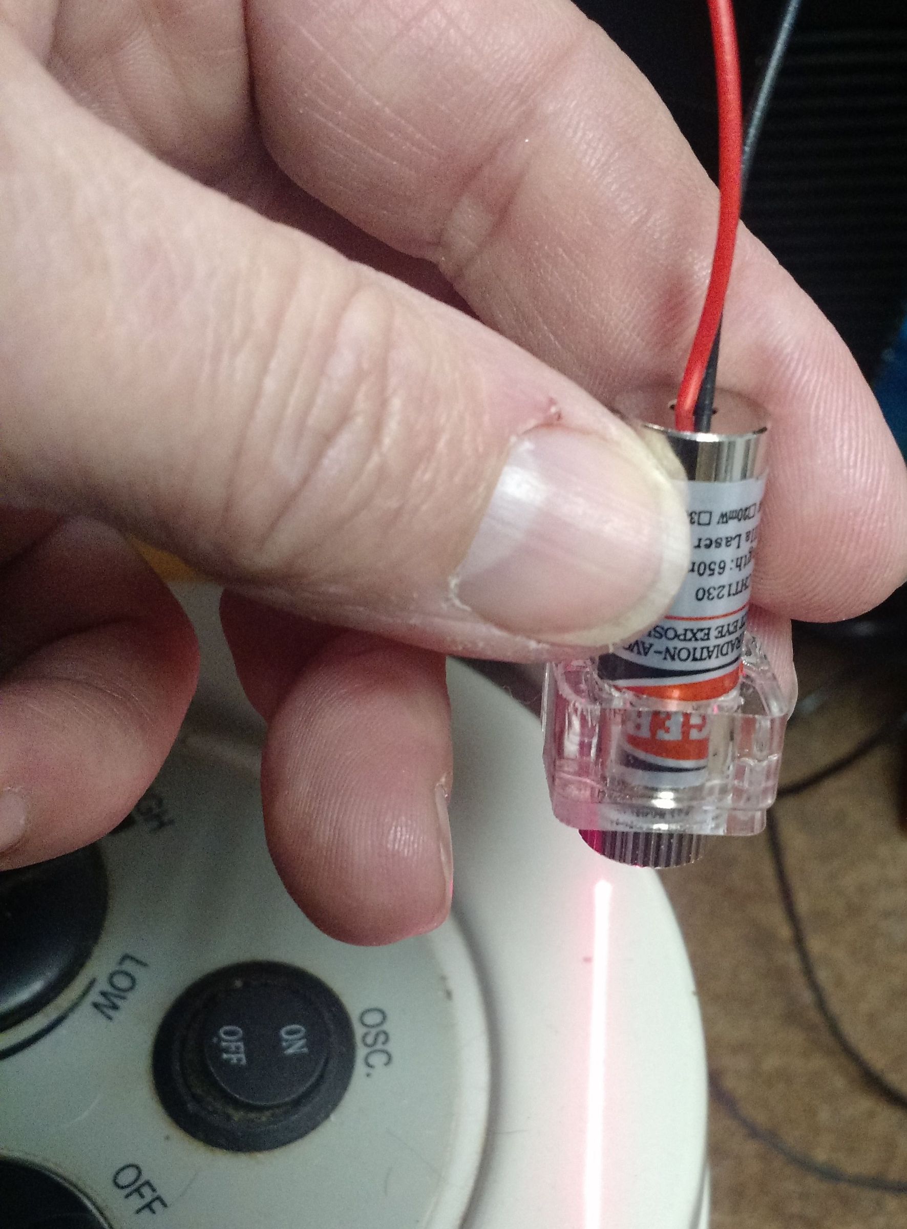 LInear Laser Cutter Pointer Holder : 7 Steps (with Pictures ...