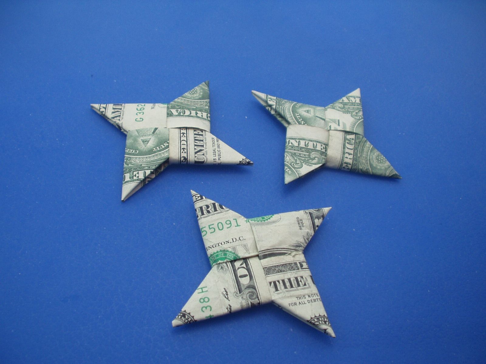 Dollar Bill Origami Star Modular Money Origami Star From 5 Bills How