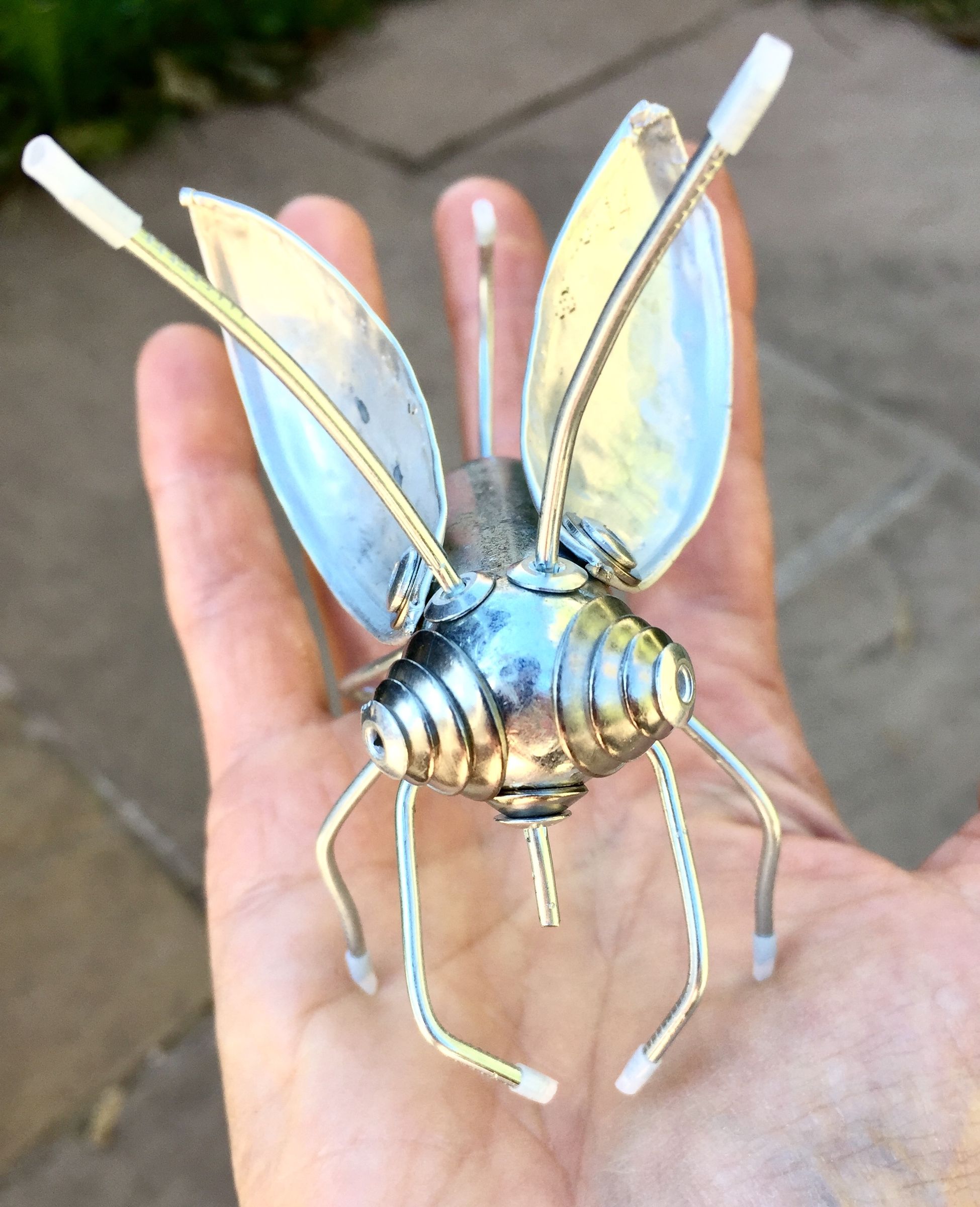 Recycled Metal Bug : 14 Steps (with Pictures) - Instructables